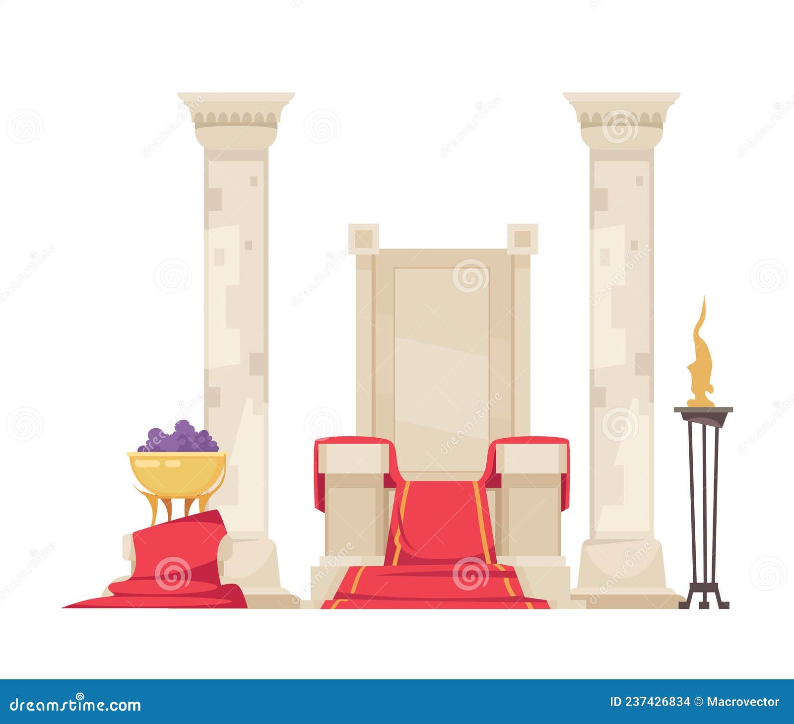 Ancient Roman Throne