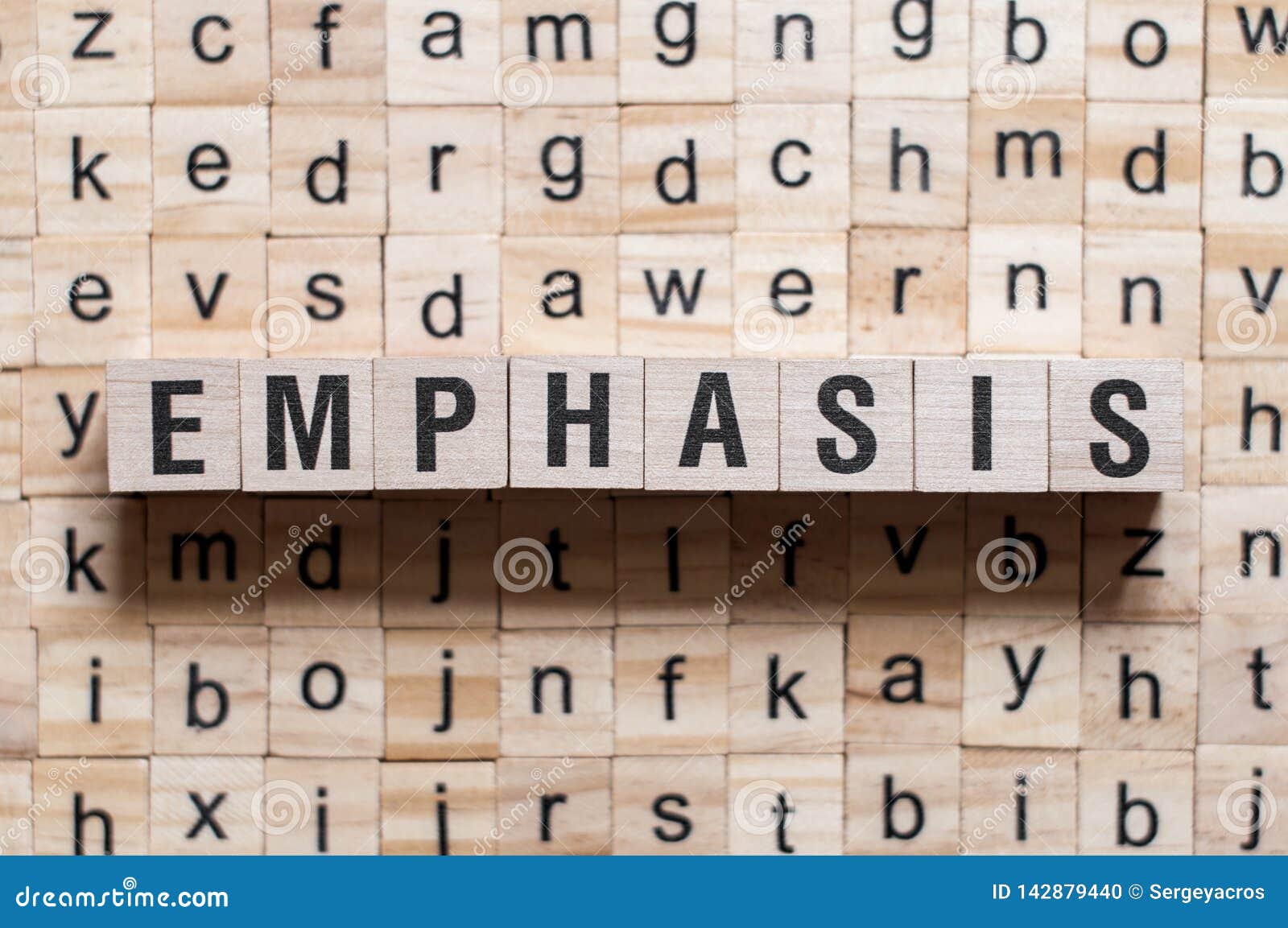 Emphasis word concept stock photo. Image of careful - 142879440