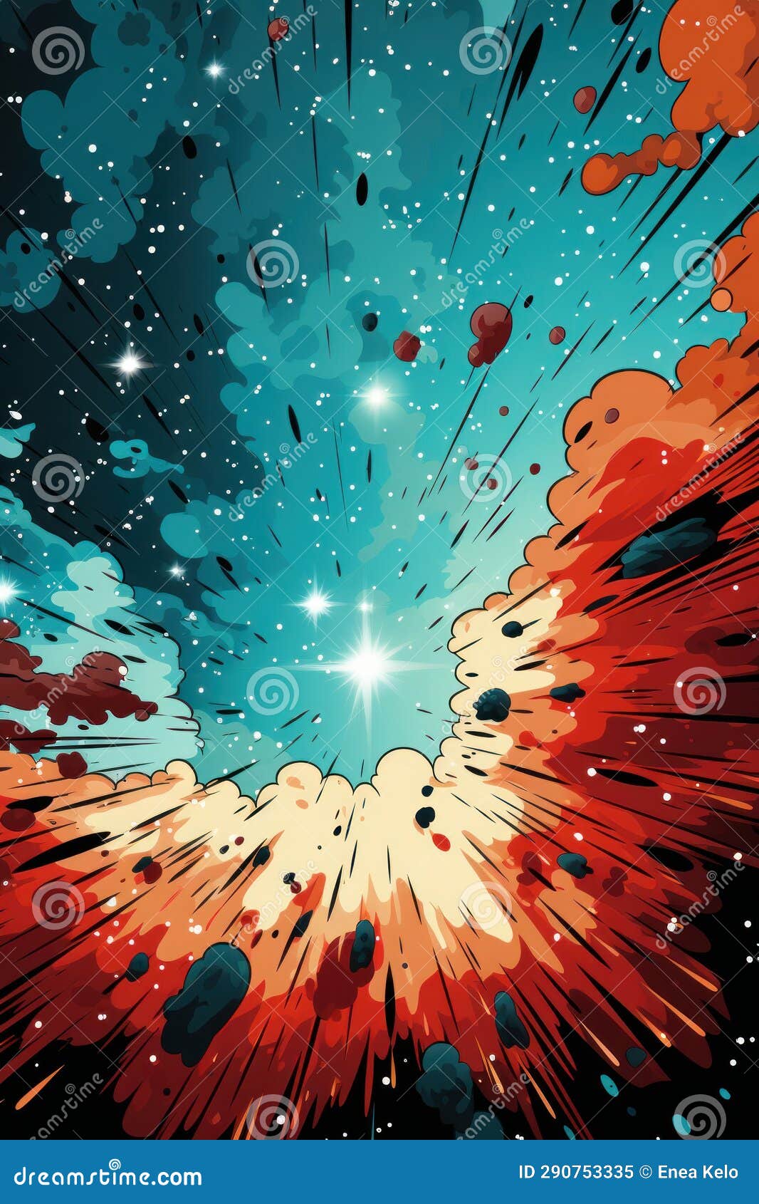 Minimalist Comic Book Background Stock Illustration - Illustration of ...