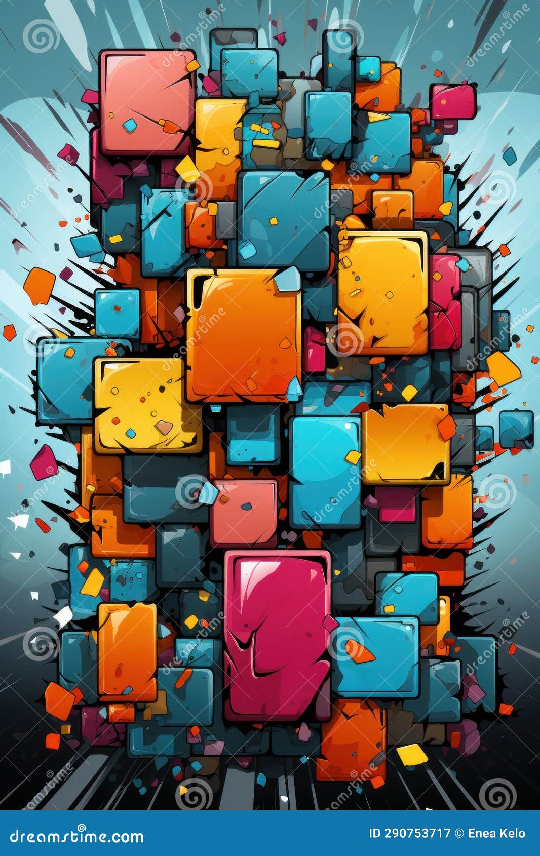 Minimalist Comic Book Background Stock Illustration - Illustration of ...