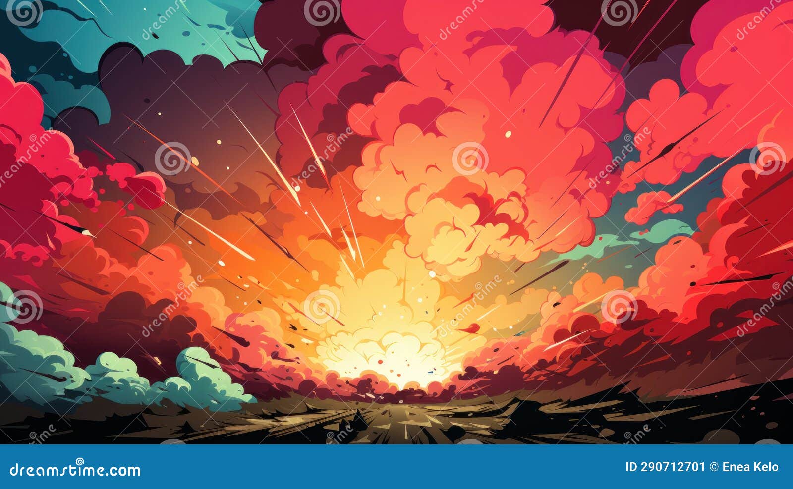 Minimalist Comic Book Background Stock Illustration - Illustration of ...