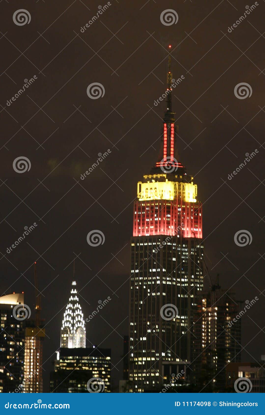 Empire State Building Lights Up for China Editorial Stock Photo - Image ...