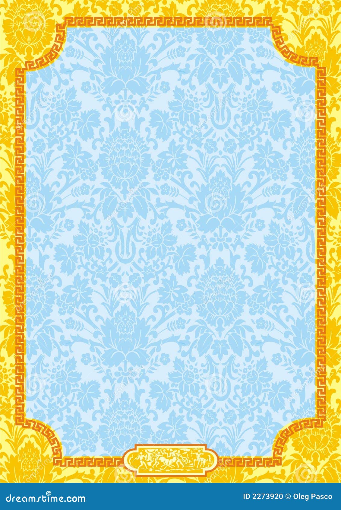 Empire Style Ornament Background Stock Vector - Illustration of style ...