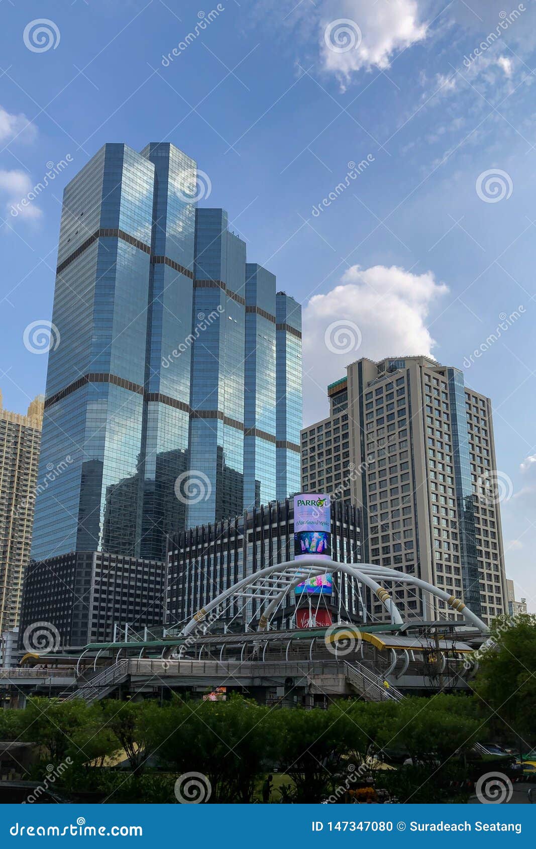 Empire Tower at Sathorn Intersection Editorial Image - Image of ...