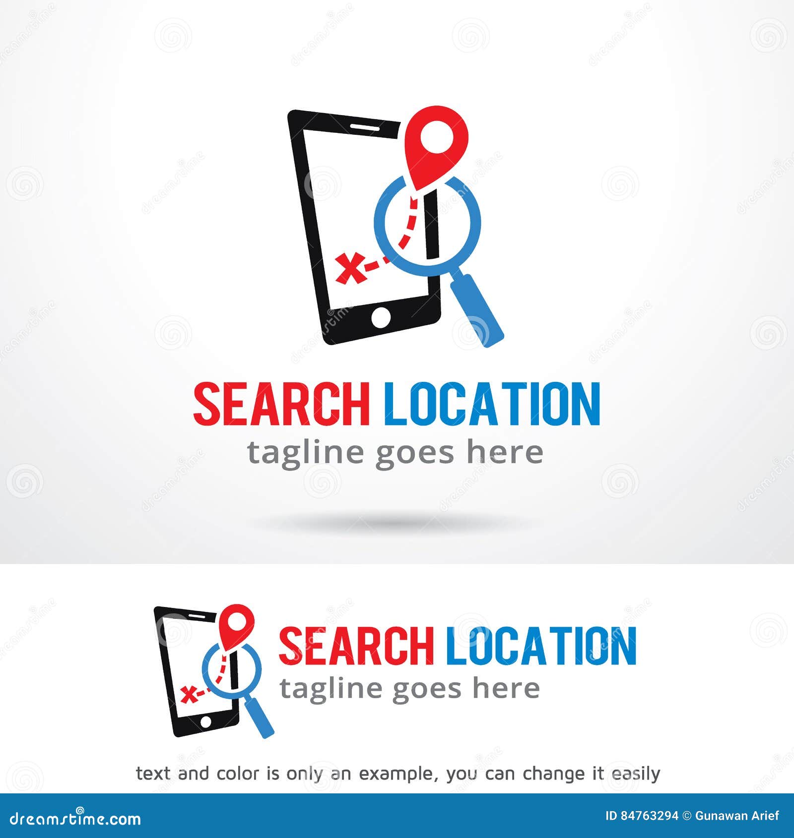 Emplacement Logo Template Design Vector De Recherche Illustration de ...