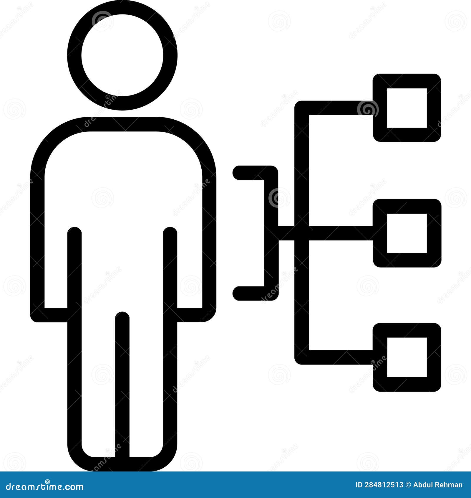 Employability Outline Vector Icon that Can Easily Edit or Modify. Stock ...