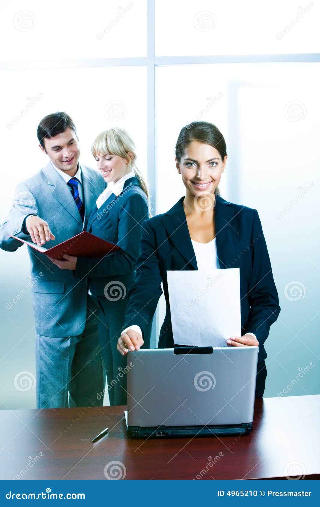 Employee stock photo. Image of caucasian, beautiful, executive - 4965210