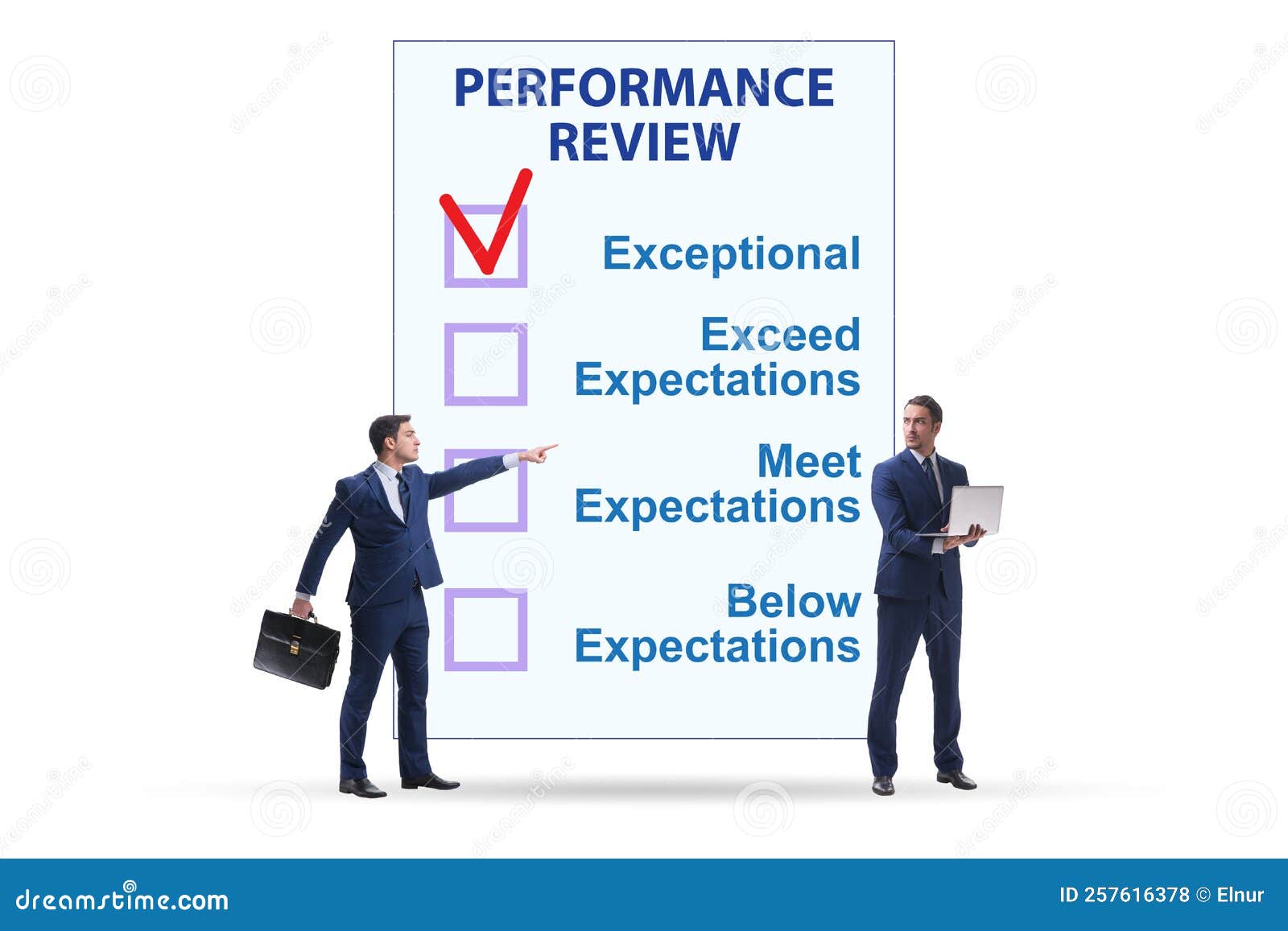 Employee Annual Performance Review Concept Stock Photo - Image of ...