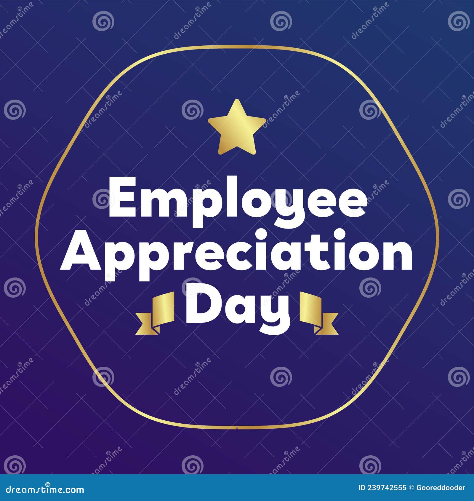 Employee Appreciation Day. Vector Lettering Text Stock Vector ...