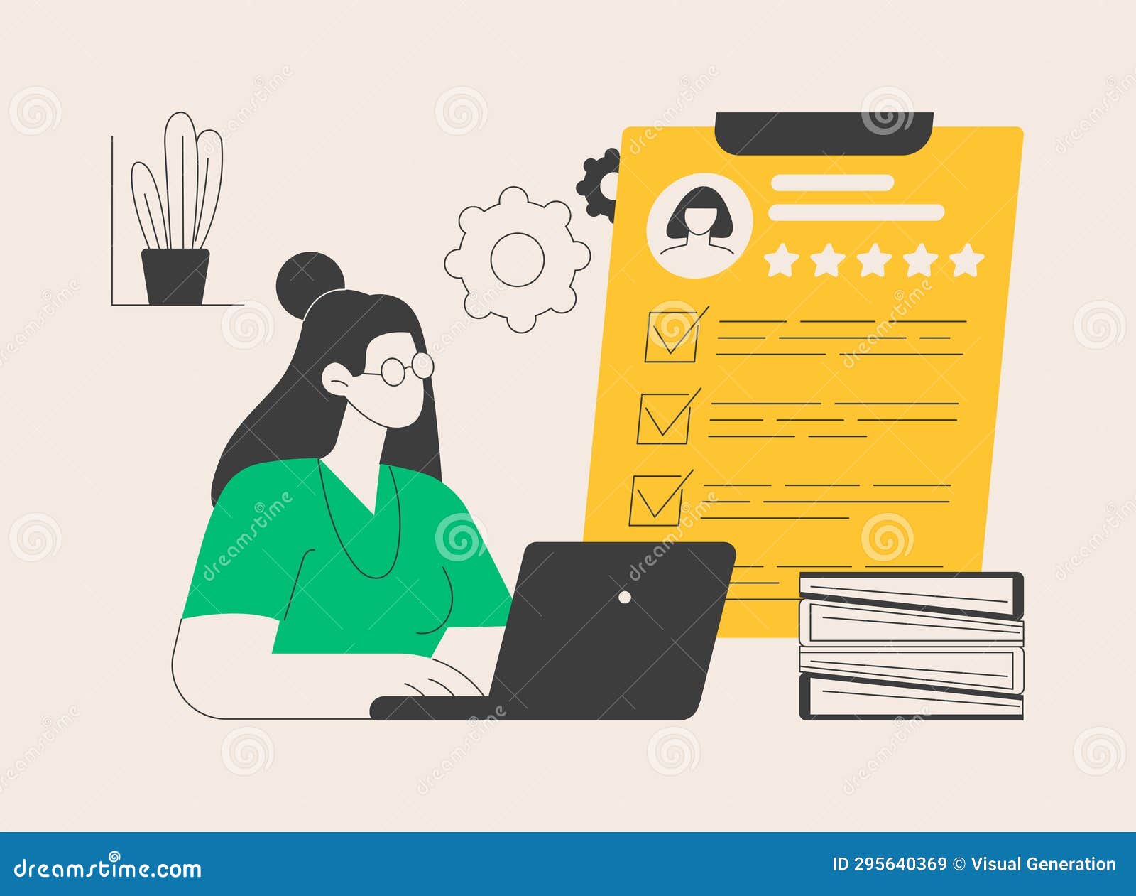 Employee Assessment Abstract Concept Vector Illustration. Stock Vector ...