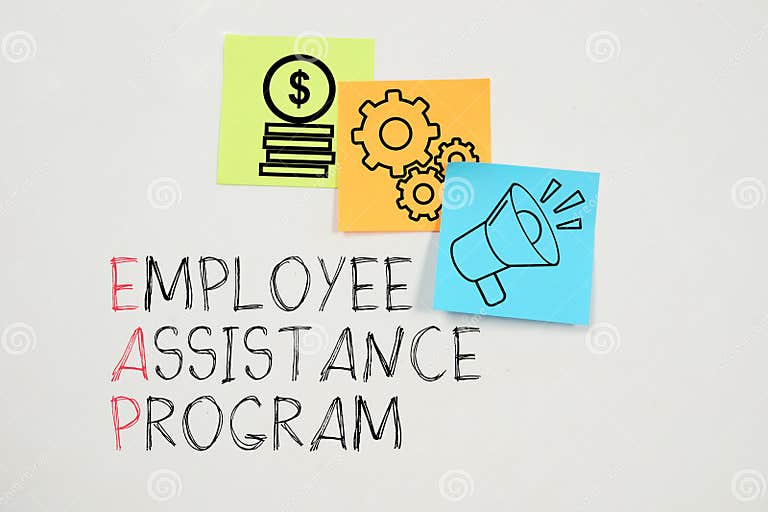 Employee Assistance Program EAP is Shown Using the Text Stock Photo ...