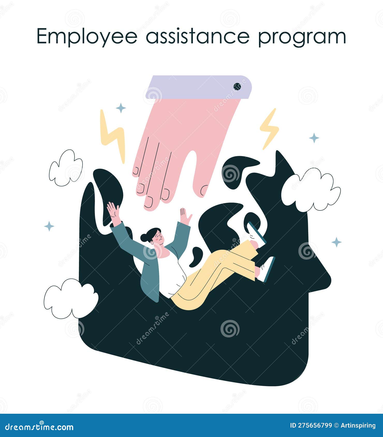 Employee Assistance Program. Human Resources Manager Assist Employees ...