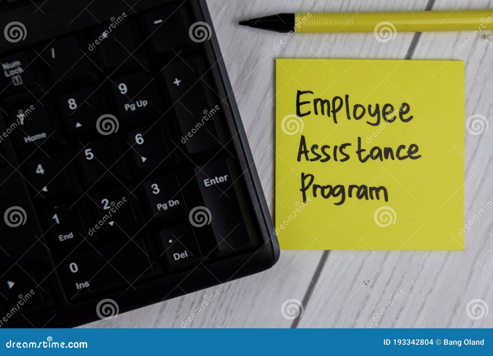 Employee Assistance Program Text on Sticky Notes with Office Desk ...