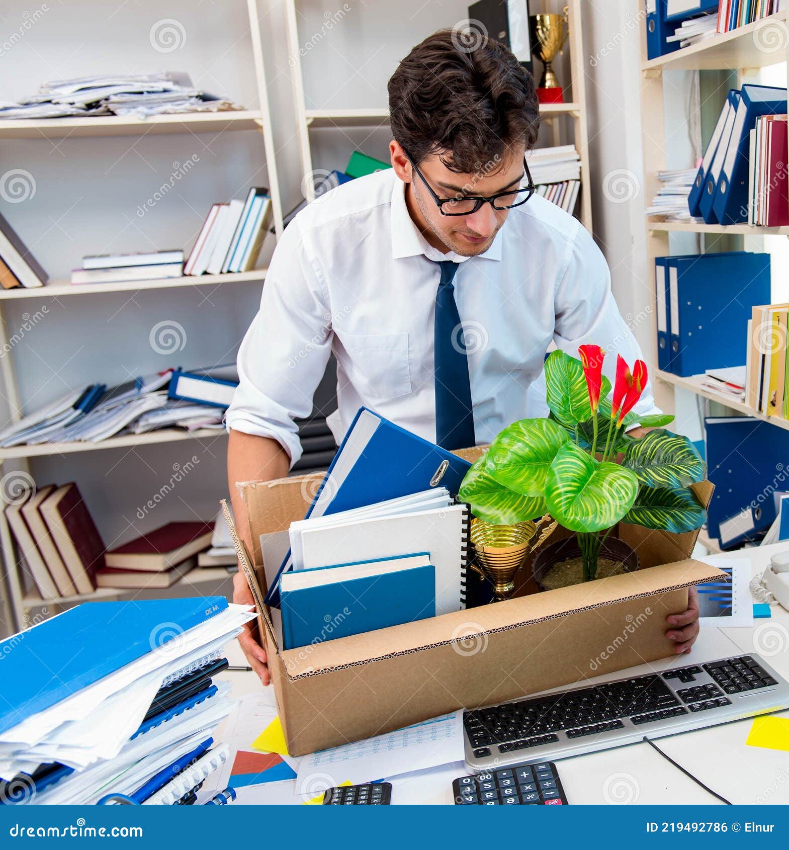 Employee Being Fired from Work Made Redundant Stock Photo - Image of ...