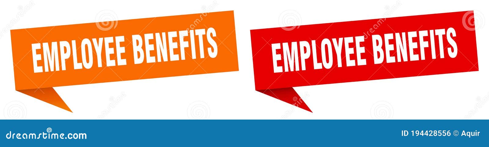 Employee Benefits Banner. Employee Benefits Speech Bubble Label Set ...