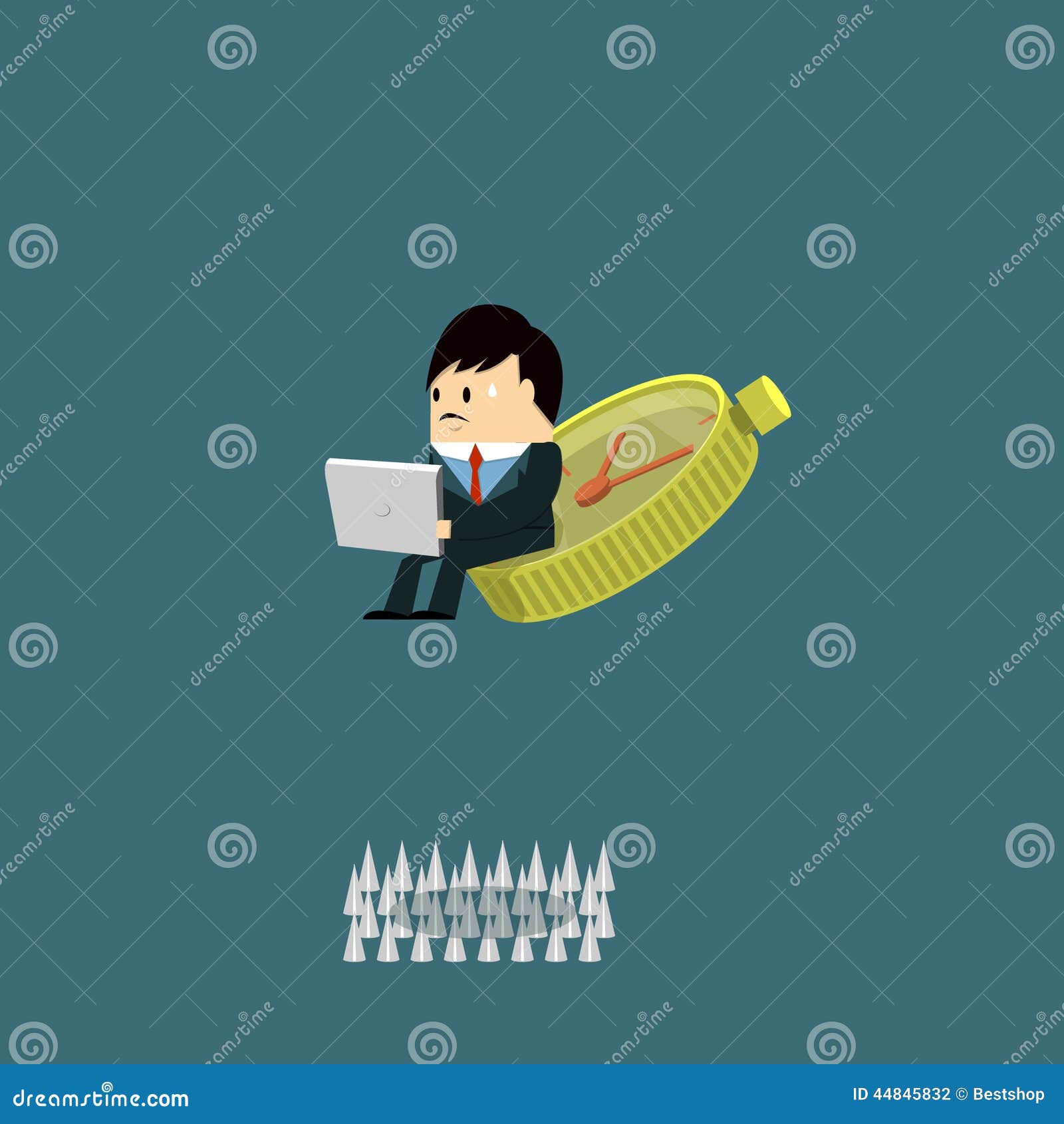 Employee business - final stock vector. Illustration of assistance ...