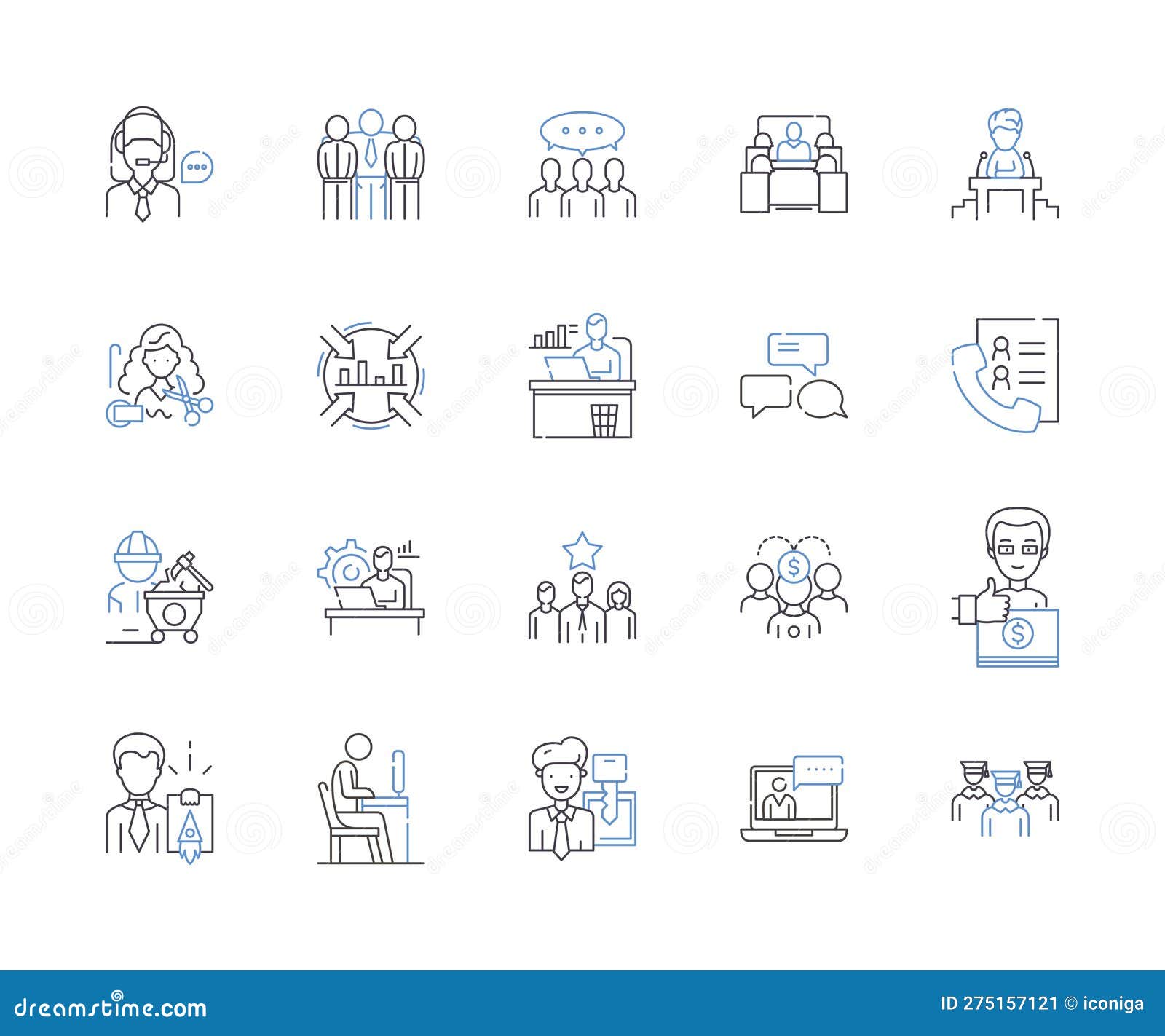 Employee Career Outline Icons Collection. Career, Employee, Promotion ... Employee Career Outline Icons Collection. Career, Employee, Promotion ...