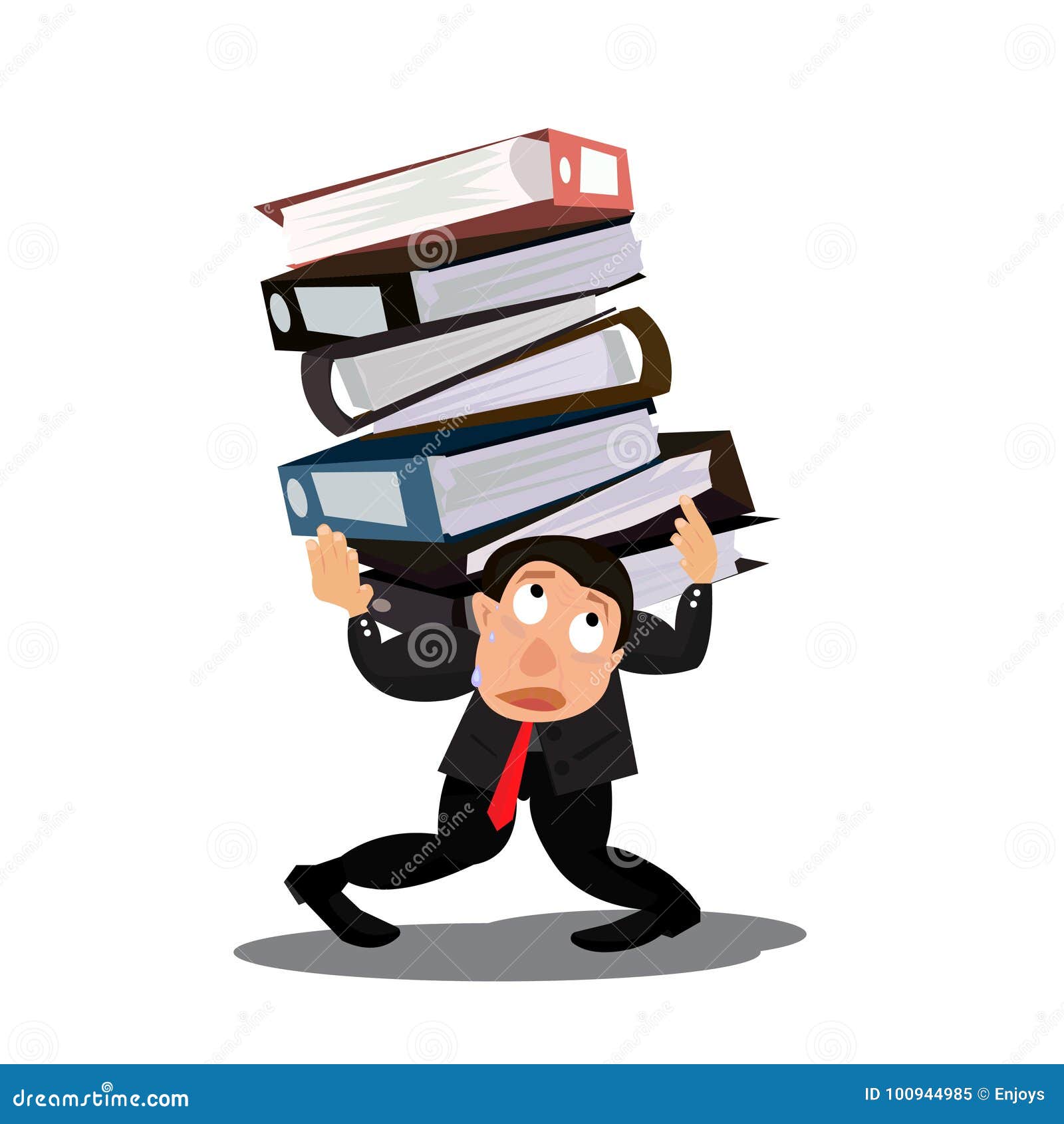 Employee Carries a Large Stack of Papers Concept Workload Stock ... Employee Carries a Large Stack of Papers Concept Workload Stock ...