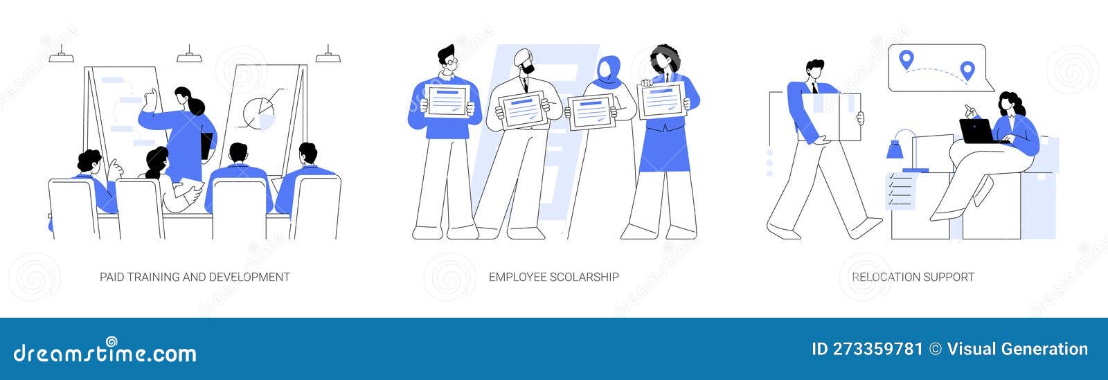 Employee Education Abstract Concept Vector Illustrations ...