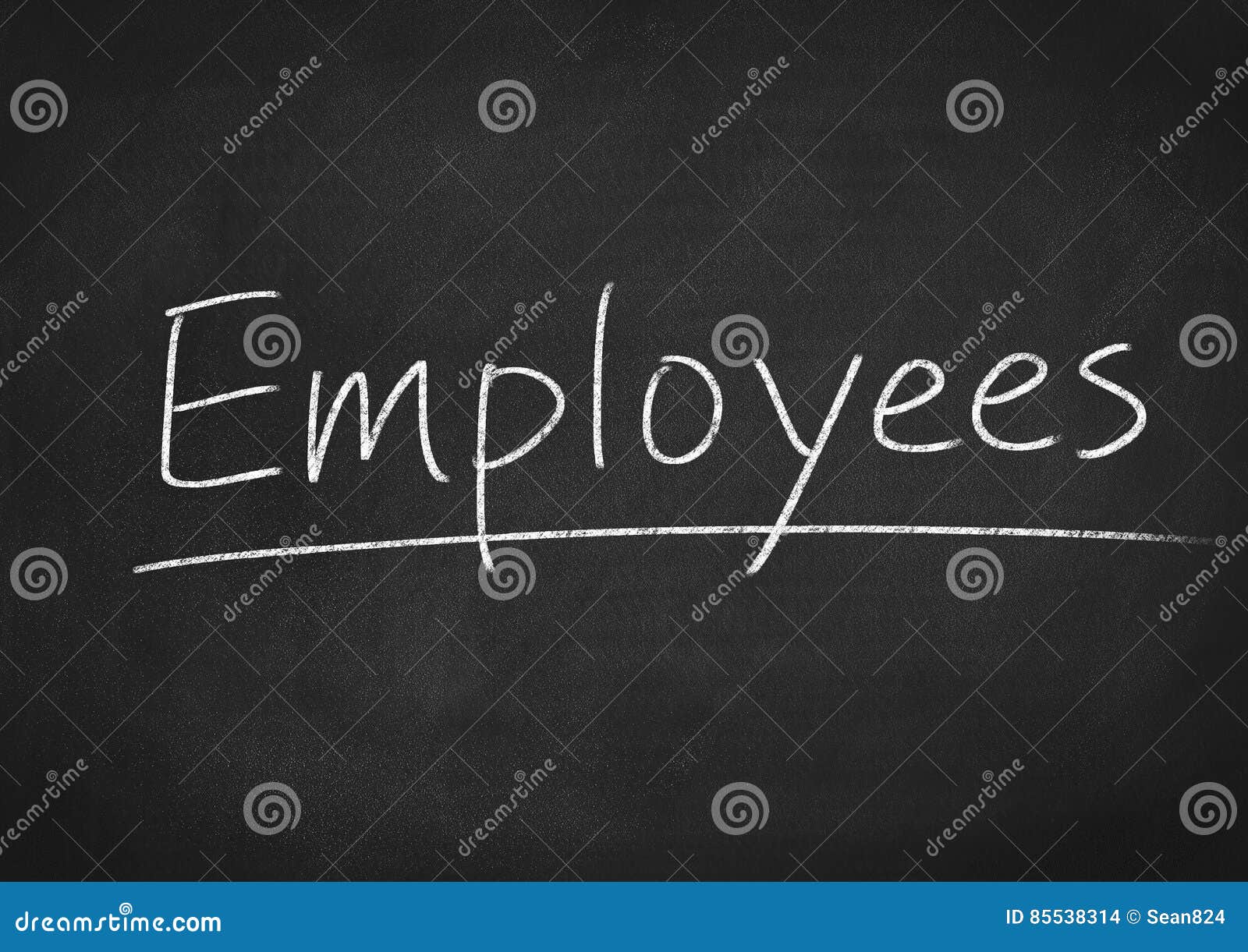 Employee stock photo. Image of blackboard, chalkboard - 85538314