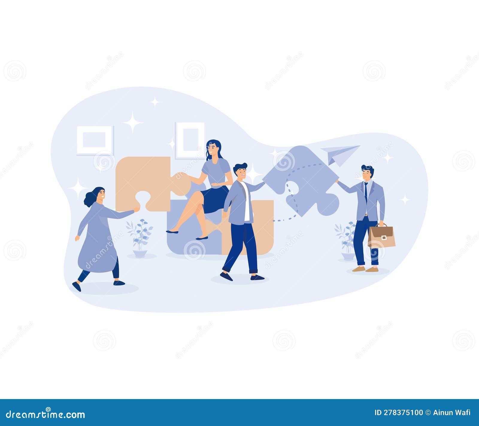 Motivation Of Employees: Money, Fame, Compliments. A Man And Two Women ...