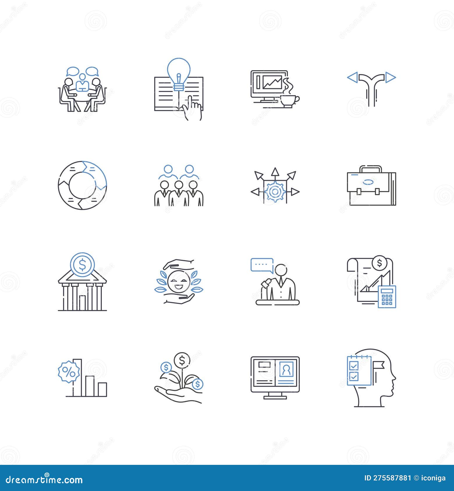 Employee Evaluation Line Icons Collection. Assessment, Performance ... Employee Evaluation Line Icons Collection. Assessment, Performance ...