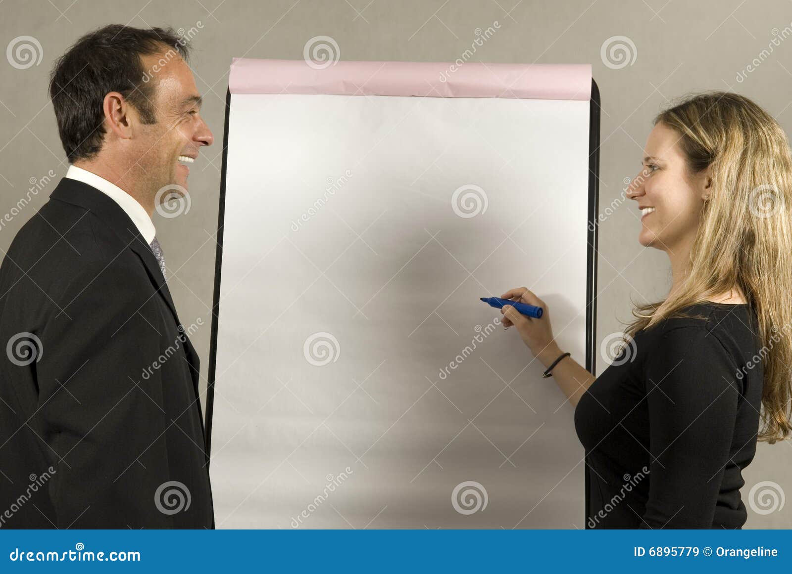 Employee Giving Presentation Stock Image - Image of inside, office: 6895779