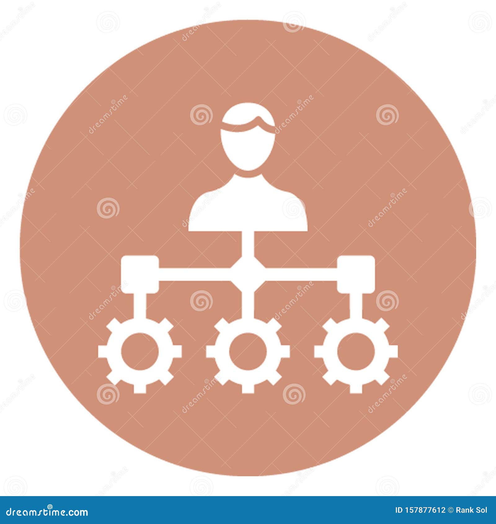 Employee Growth, Growth Chart . Vector Icon Which Can Easily Modify or ...