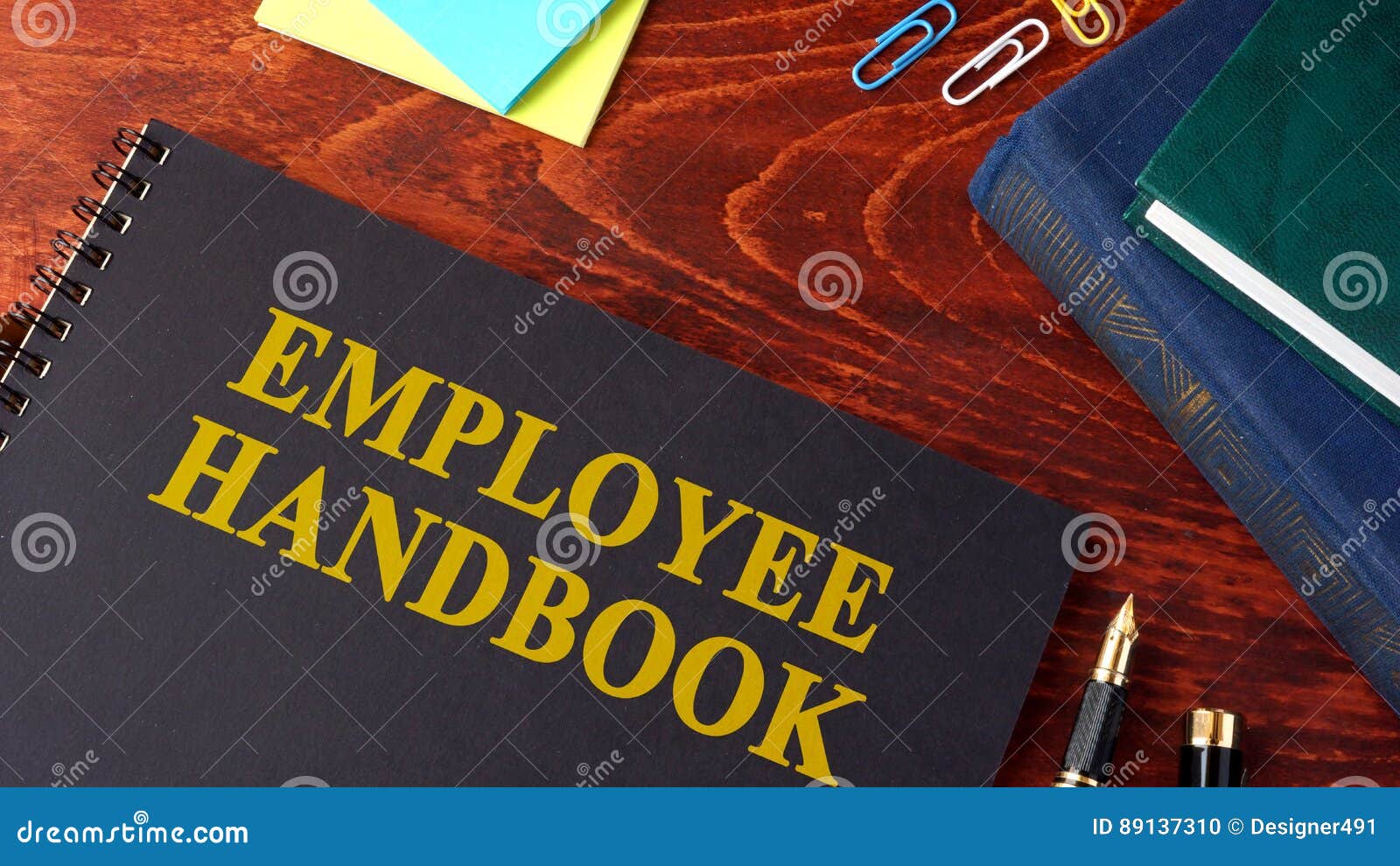 Employee Handbook or Manual. Stock Photo - Image of business, career ...