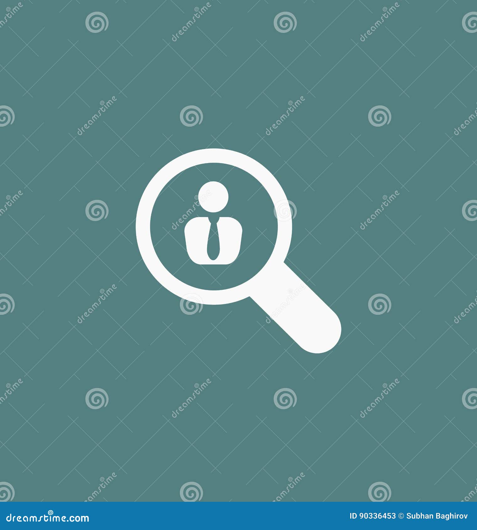 Employee Icon. Recruitment Sign Stock Vector - Illustration of ...