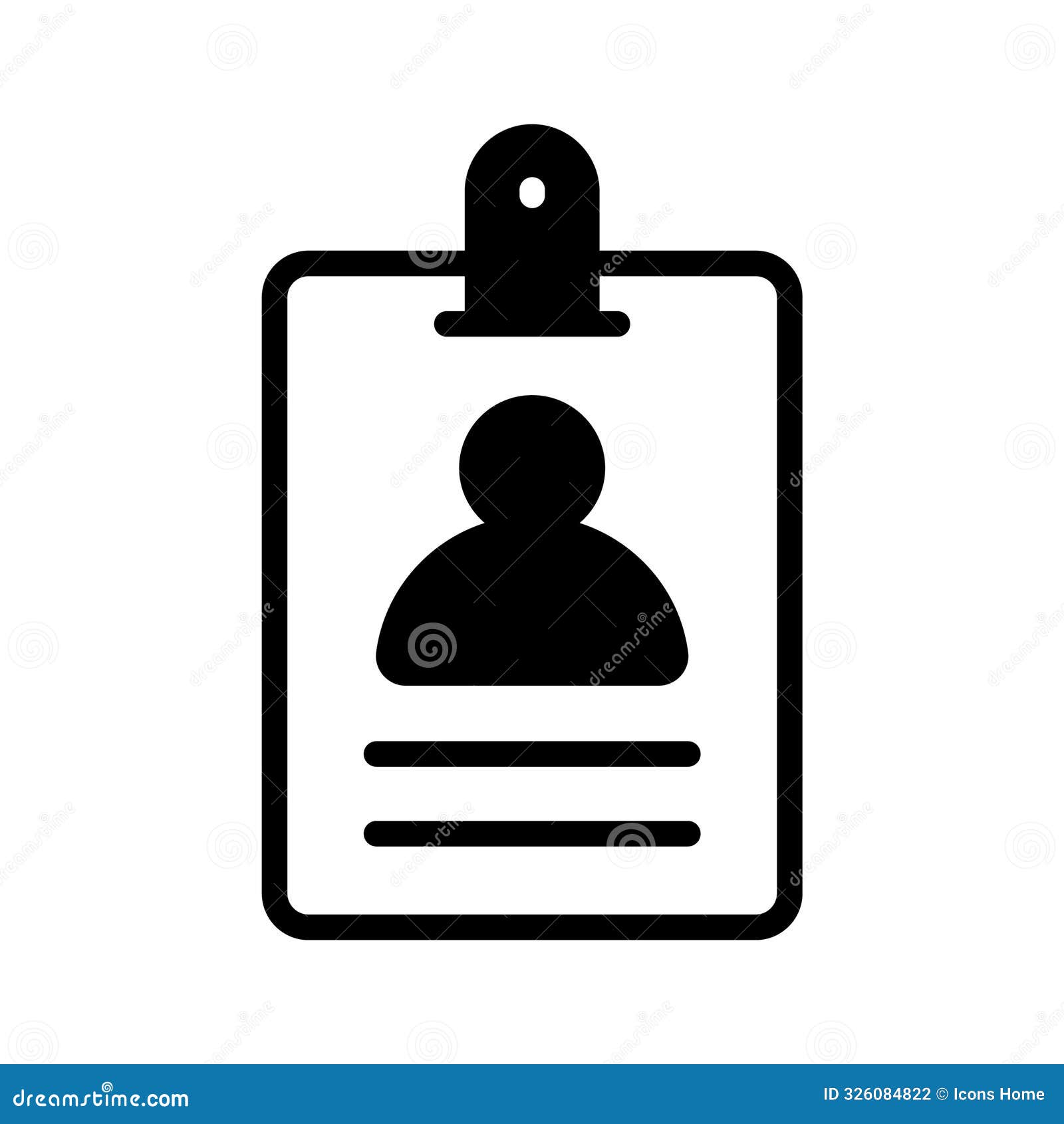 Employee Id Card Vector Design, Entry Pass Icon in Modern Style Stock ...
