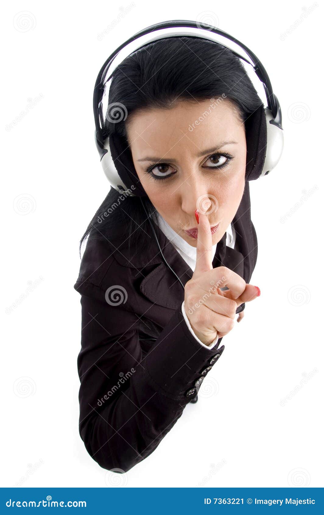 Employee Instructing To Keep Silent Photos - Free & Royalty-Free Stock ...