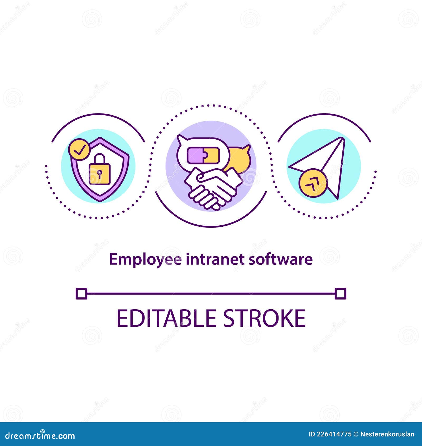 Intranet Icon. Simple Element From Icons Collection. Creative Intranet ...