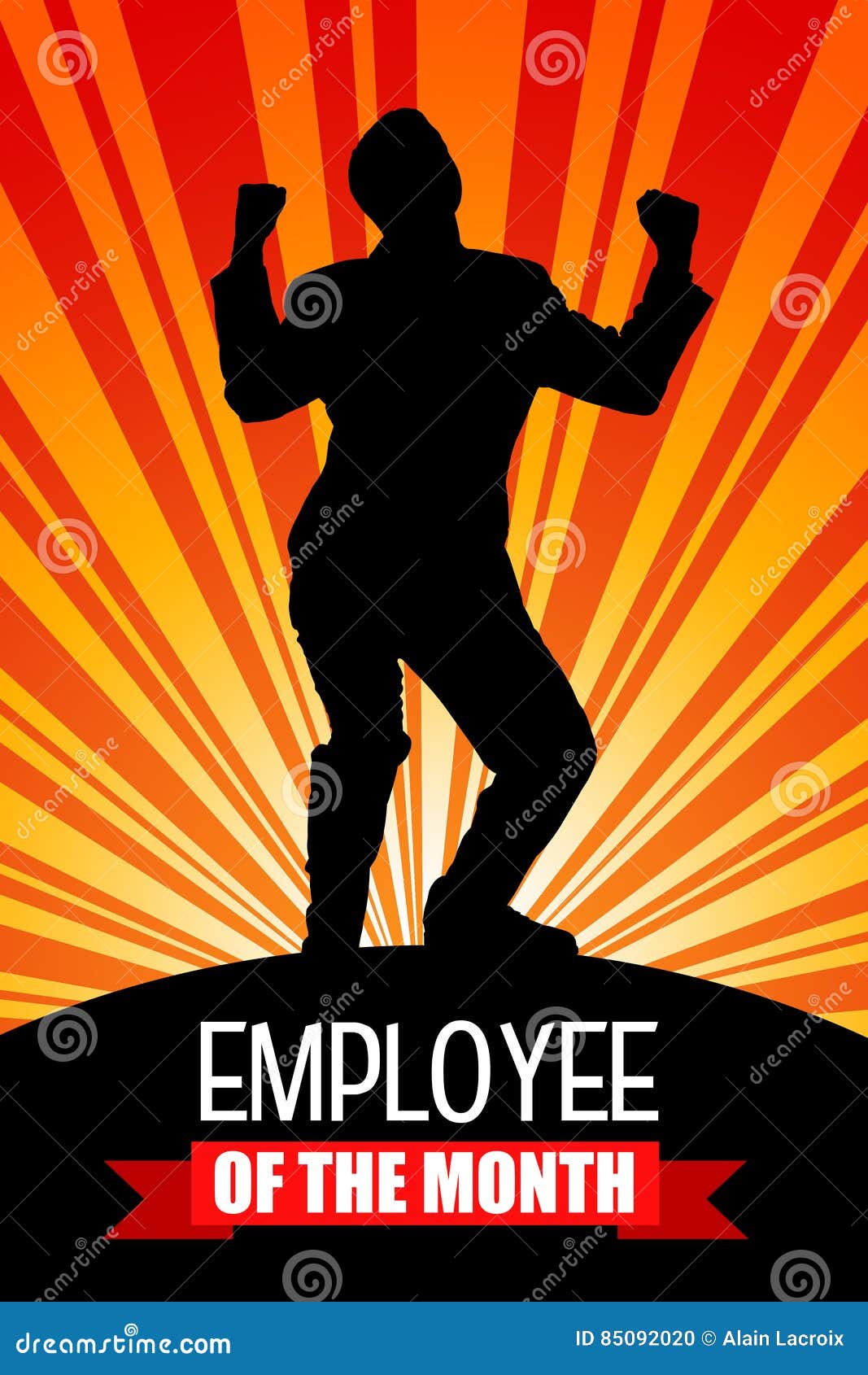 Employee Of The Month Icon. Talent Award Illustration Sign. Outstanding ...