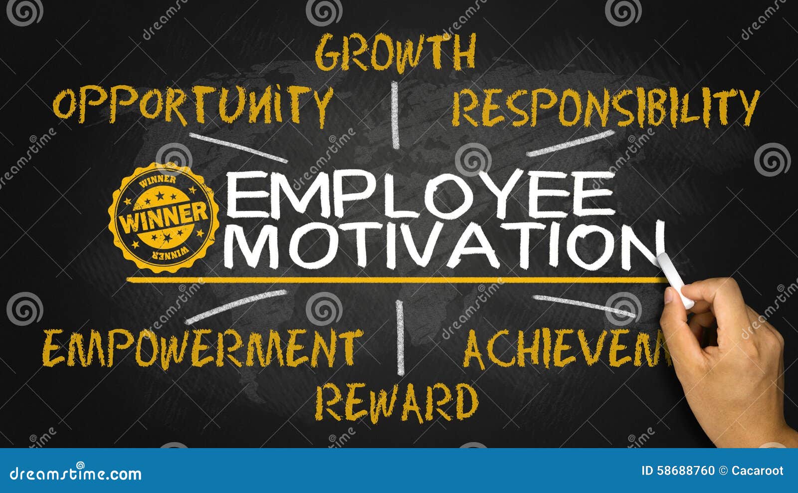 Employee Motivation Vector Icon Symbol In Outline Style. Creative Sign ...