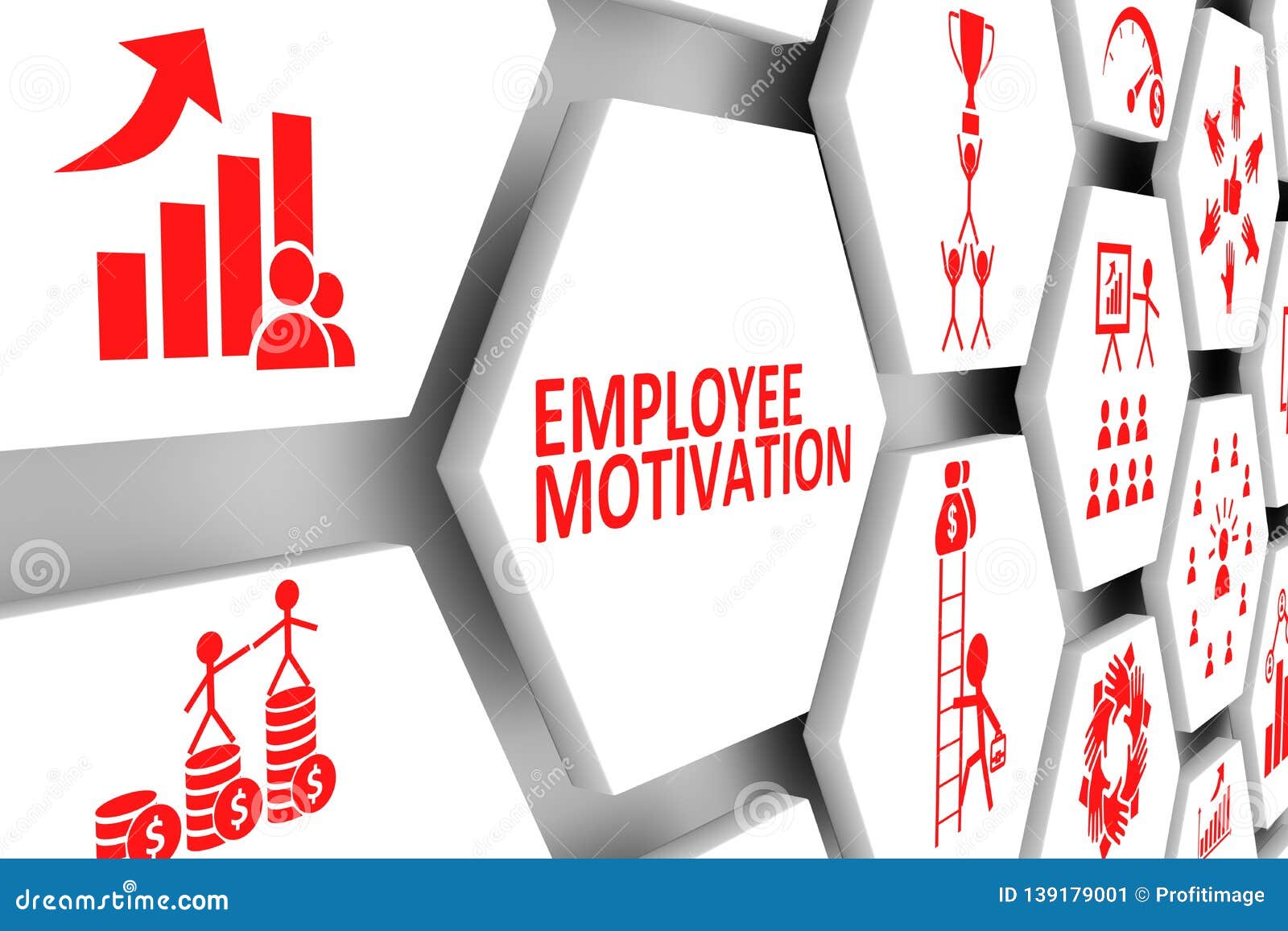 Employee Involvement Symbol With Employees In Working Process Cartoon ...
