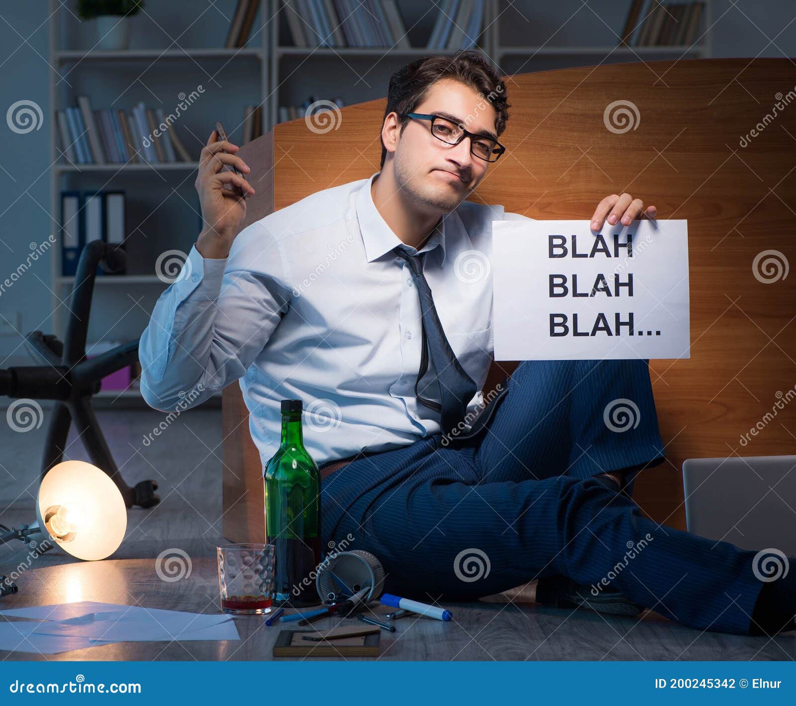 Employee Not Satisfied with General Talk Stock Photo - Image of floor ...
