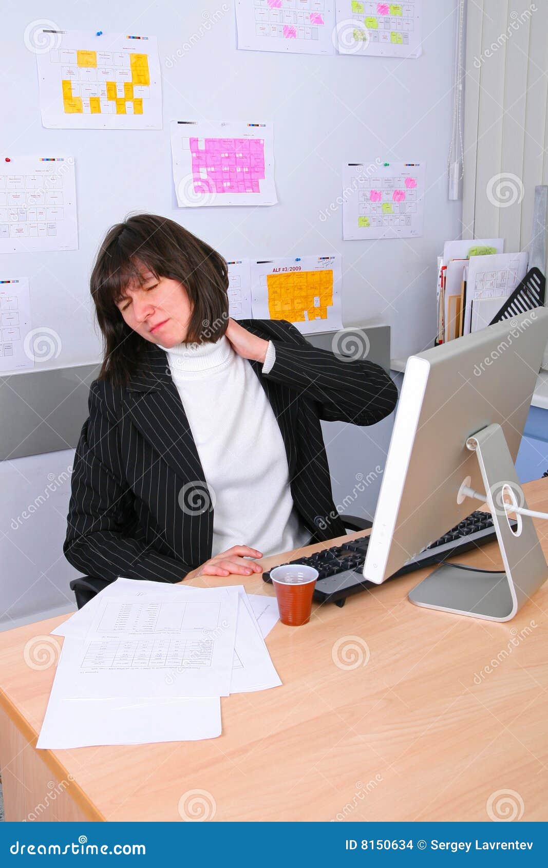 Employee of office stock photo. Image of employee, businesswoman - 8150634