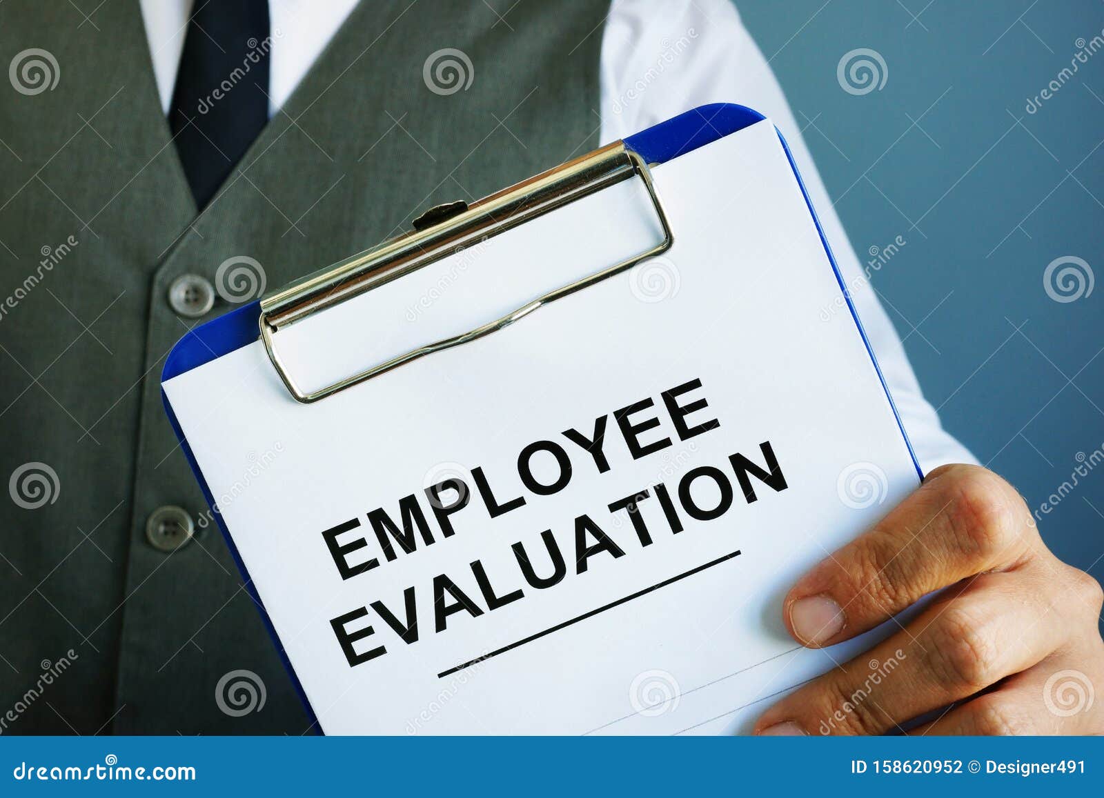 Employee Performance Evaluation Report. Stock Photo - Image of rating ...