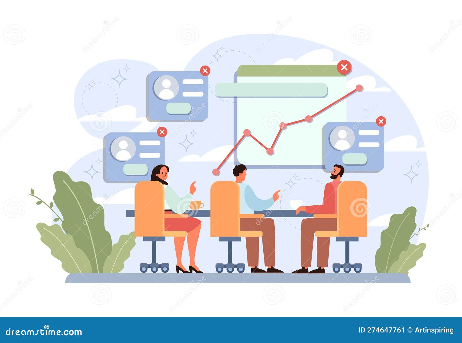 Employee Performance Management Stock Image | CartoonDealer.com #174967291