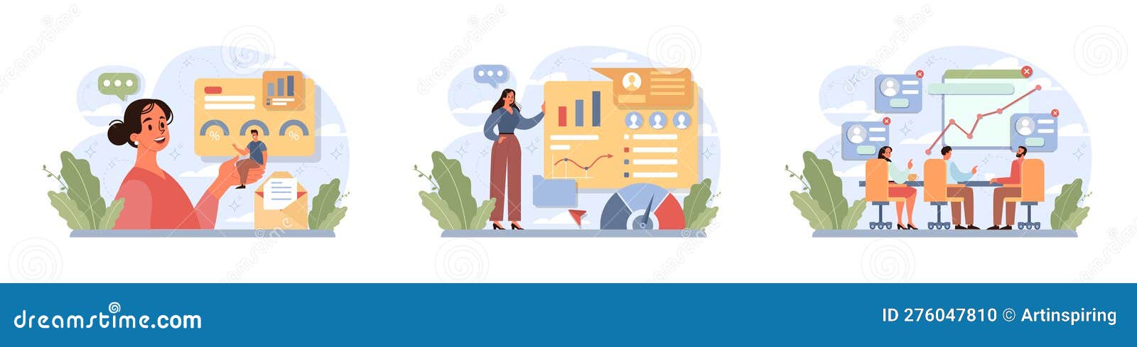 Employee Performance Management Set. Performance Indicators and Reports ...