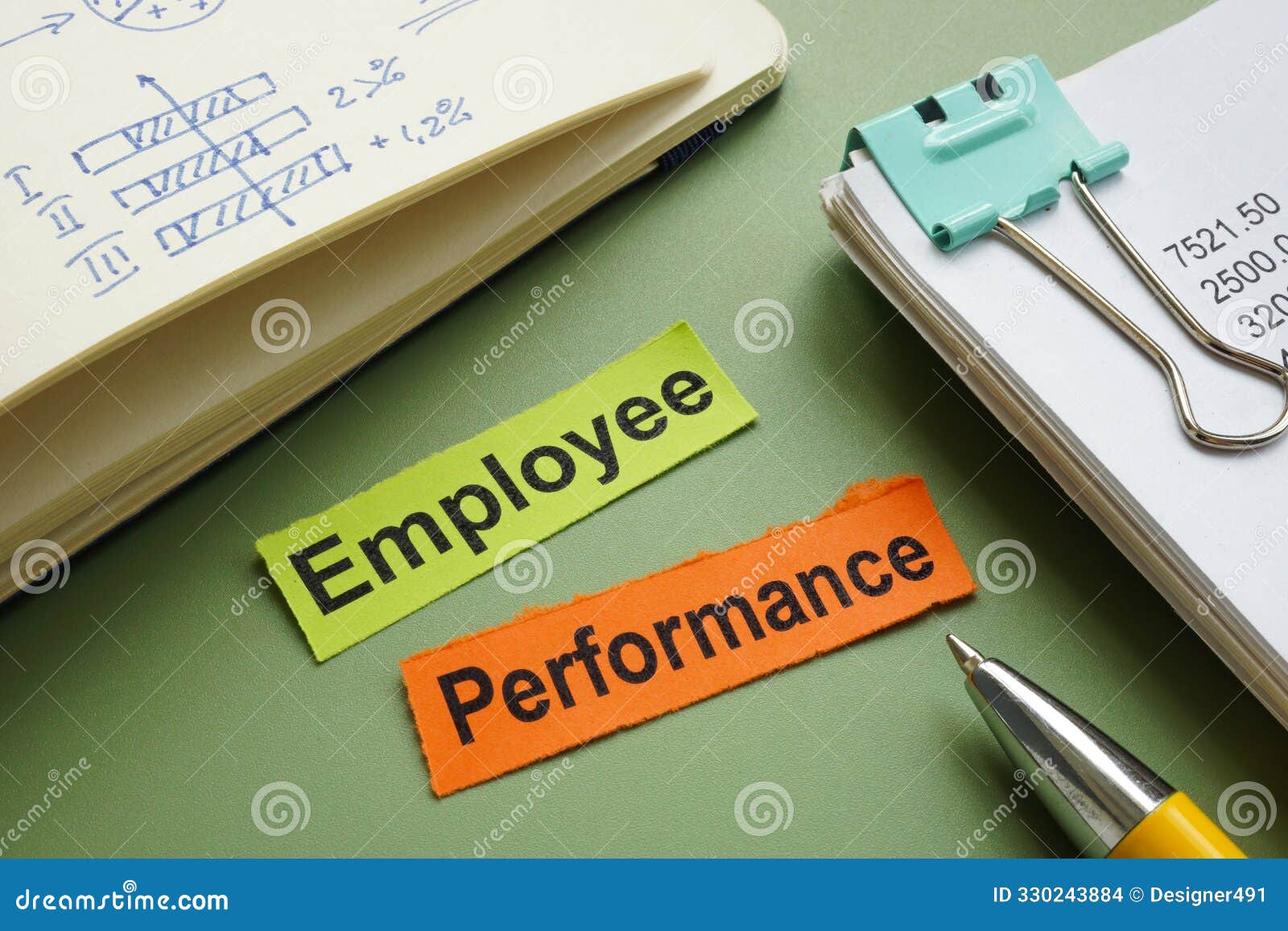 Employee Performance Evaluation Report. Stock Photography ...