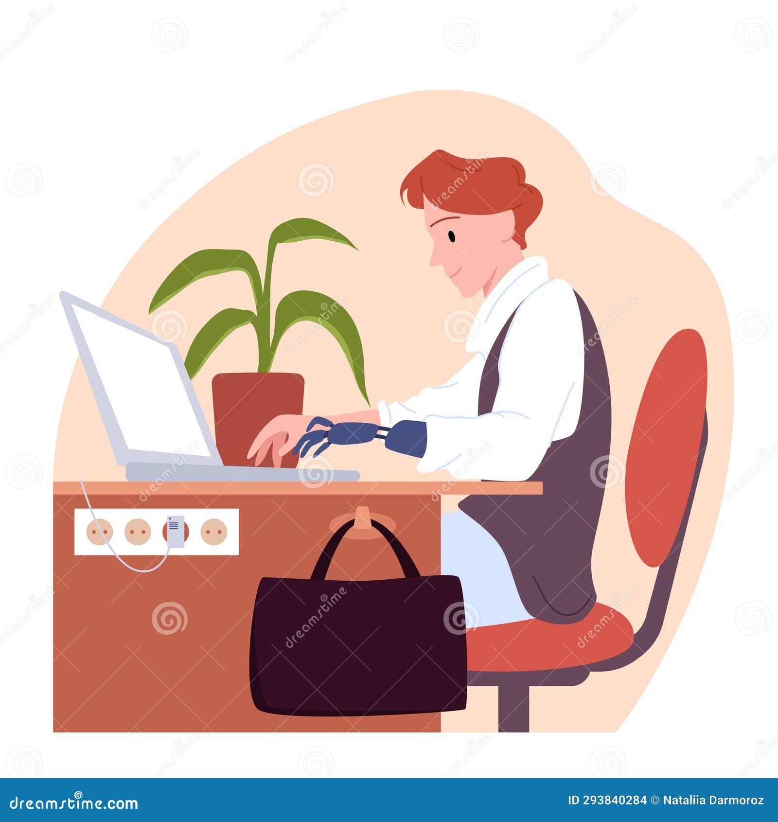 Old Man With Physical Disability Drives On Electric Wheelchair ...