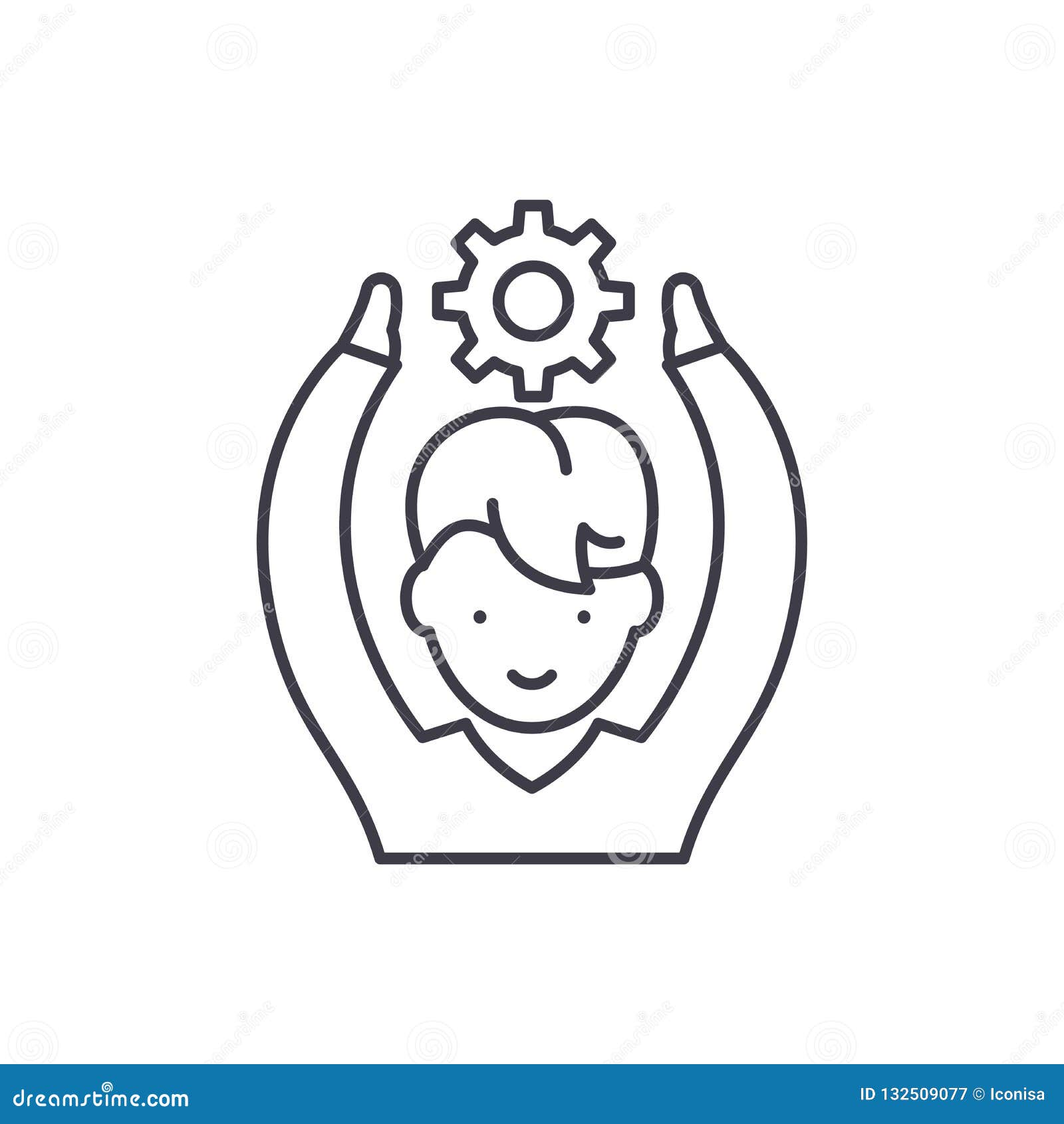 Employee Potential Line Icon Concept. Employee Potential Vector Linear ... Employee Potential Line Icon Concept. Employee Potential Vector Linear ...