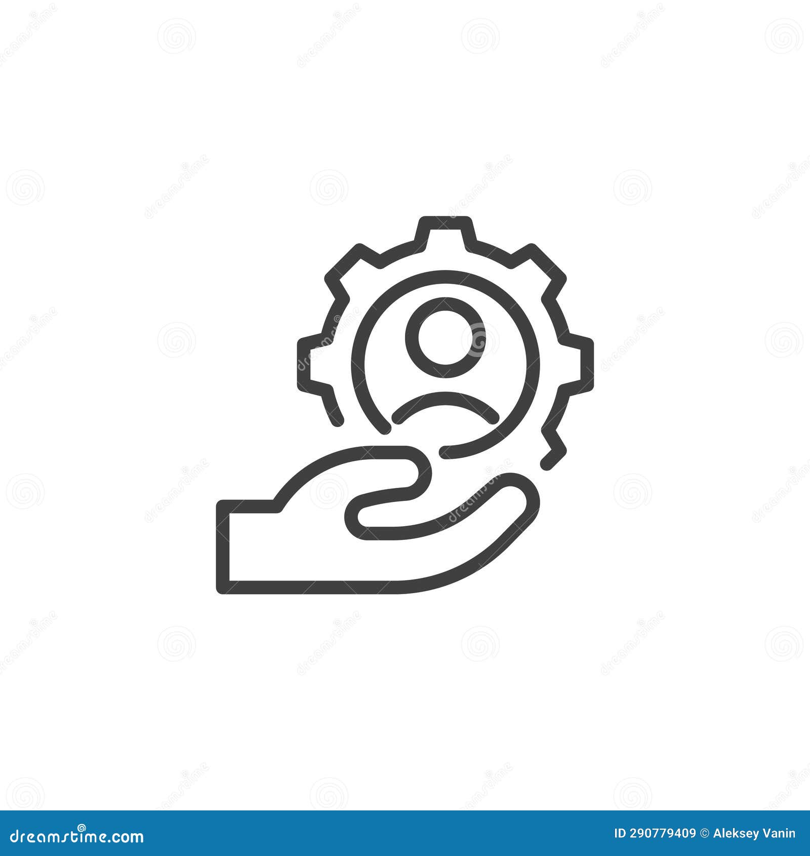 Employee Productivity Line Icons Collection. Reflection, Meditation ... Employee Productivity Line Icons Collection. Reflection, Meditation ...