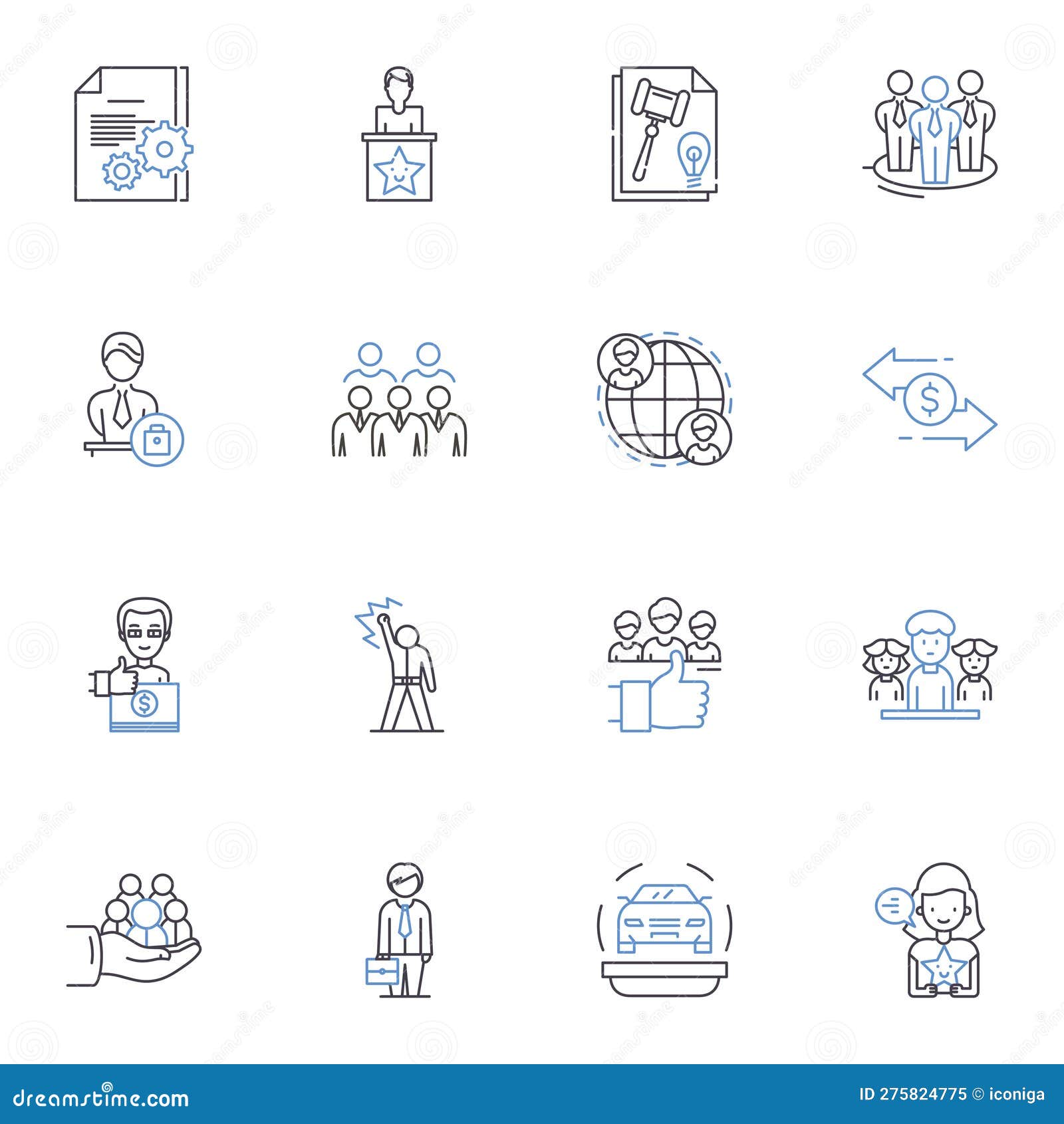 Employee Productivity Line Icons Collection. Efficiency, Focus ... Employee Productivity Line Icons Collection. Efficiency, Focus ...