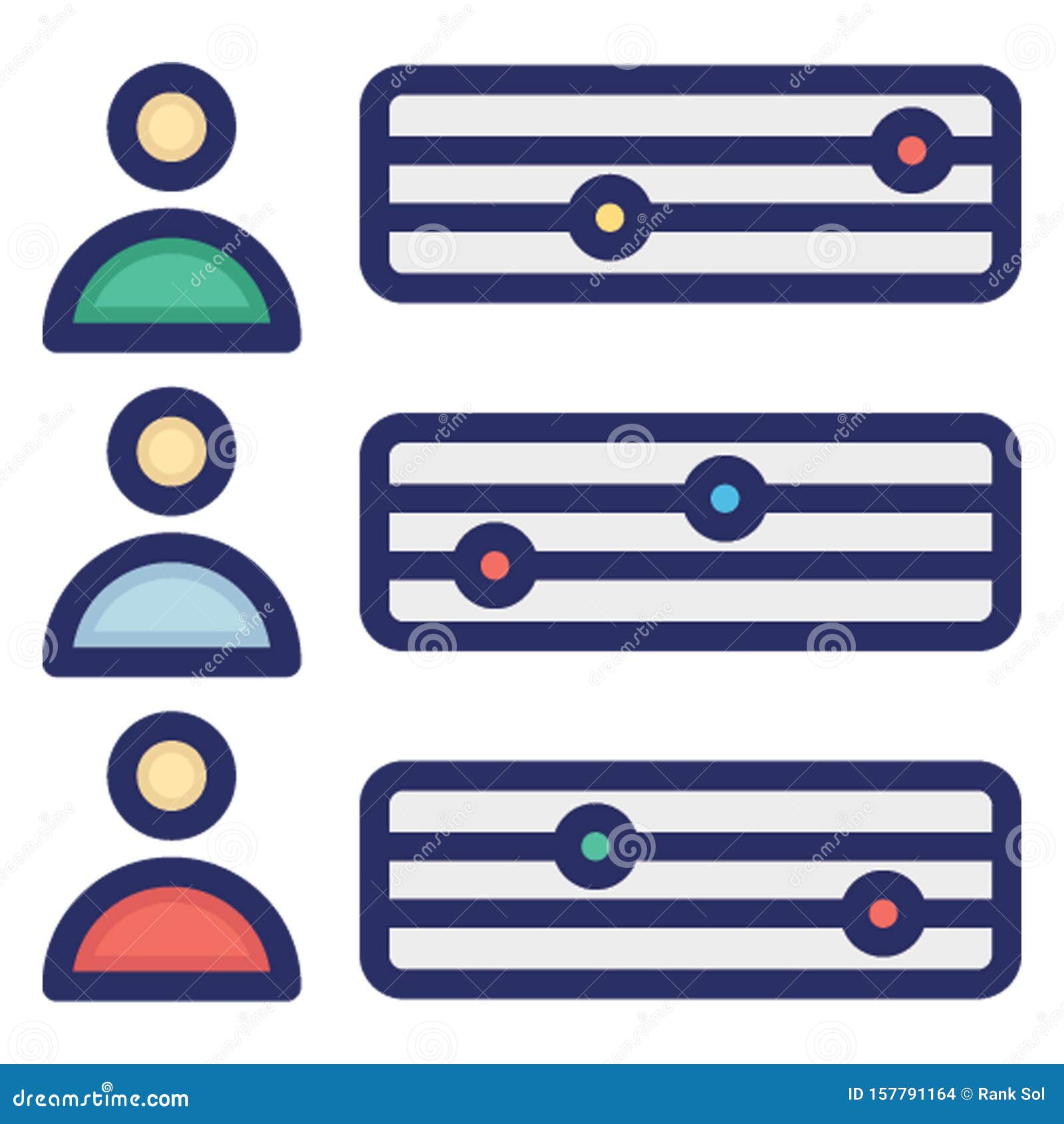 Employee Ranking, Group Ranking . Vector Icon Which Can Easily Modify ...