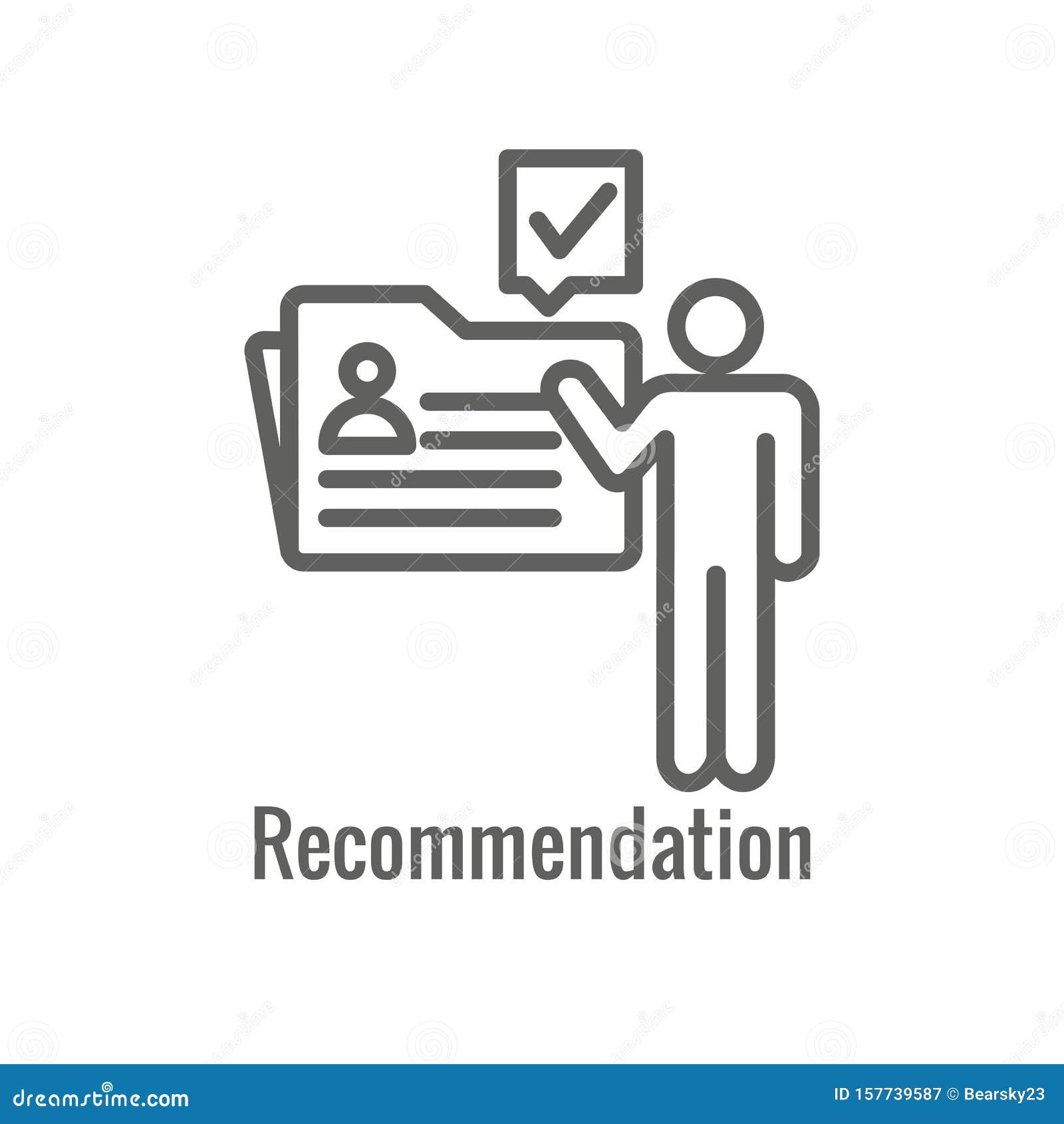 Employee Referral Process Icon - Networking, Recommendation, And ...