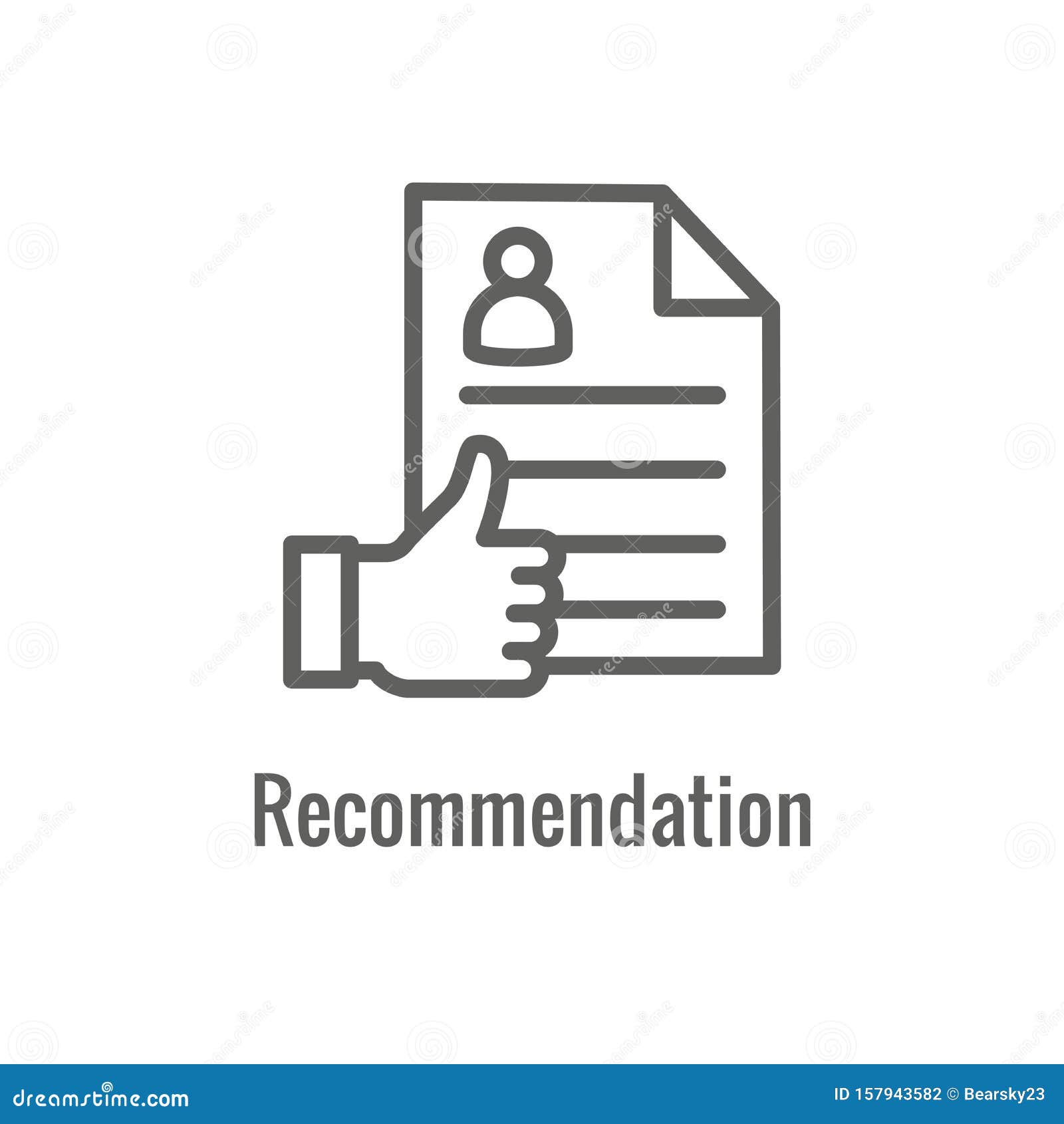 Employee Referral Process Icon Set With Networking, Recommendation ...