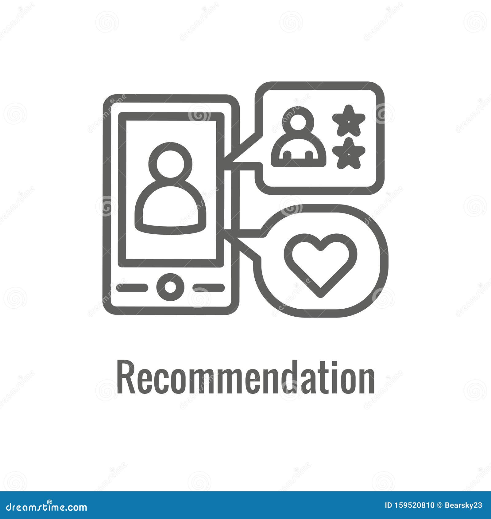 Employee Referral Process Icon - Networking, Recommendation, And ...